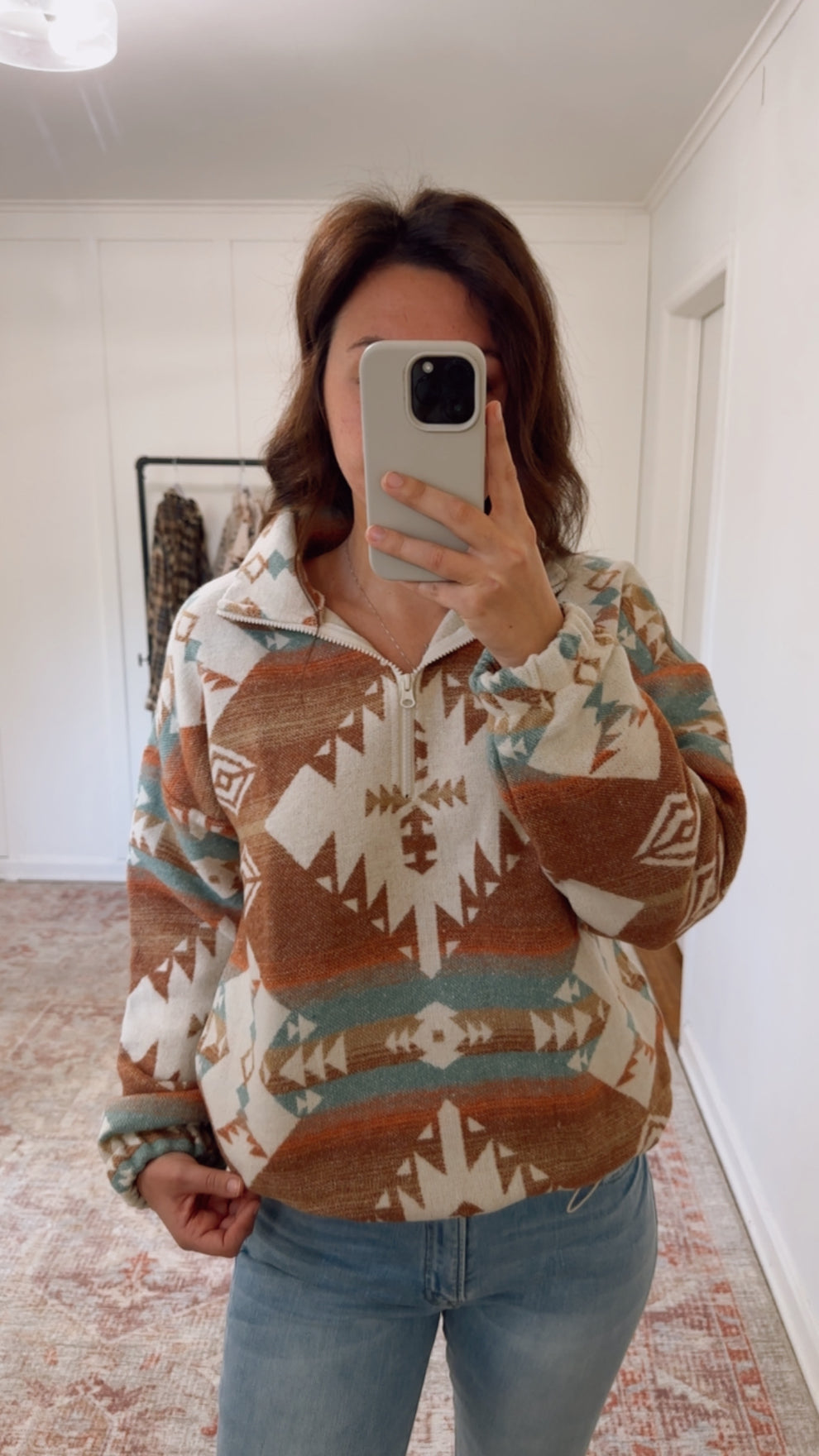 Savannah Aztec Half Zip – Rusty Diamond Co.